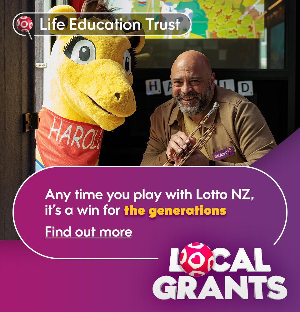 The Official Lotto NZ website